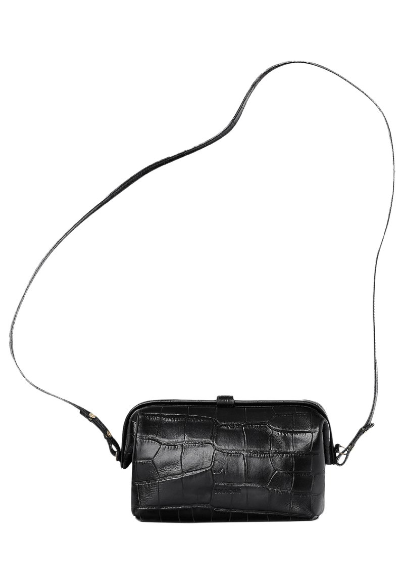 BALAGAN ROFE M - Borsa a tracolla - black croco/nero - Zalando.it