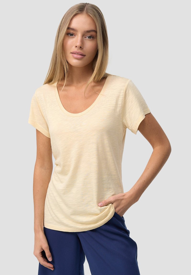 Re.draft SLUB - T-shirts basic - sunlight/beige - Zalando.dk