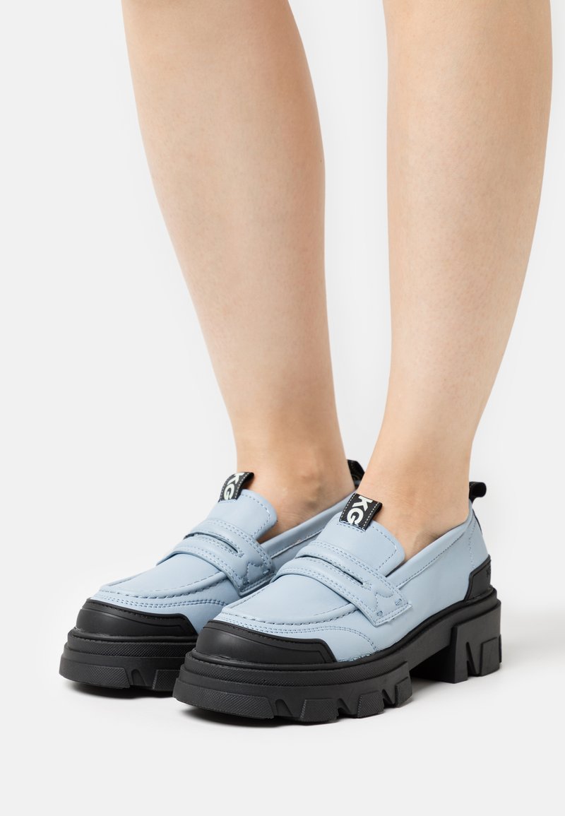 Kg Kurt Geiger Trekker Loafer Slipper Palebluehellblau Zalandoat