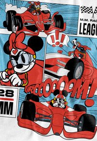 Disney MICKEY AND FRIENDS RACING COMIC - Print T-shirt - white - Zalando