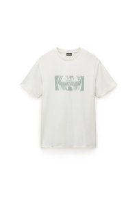 Napapijri VANNI - Print T-shirt - white heron/off-white - Zalando.co.uk