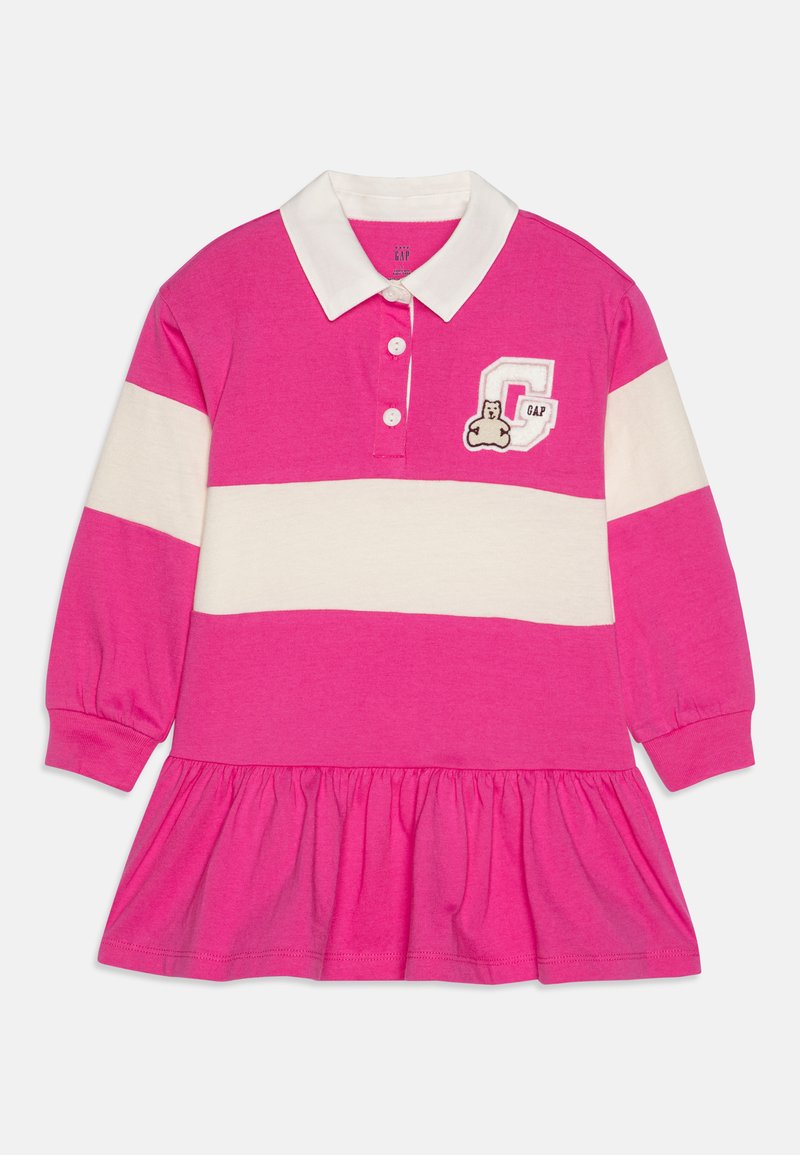GAP RUGBY DRESS TODDLER GIRL - Jersey dress - happy pink/pink - Zalando ...