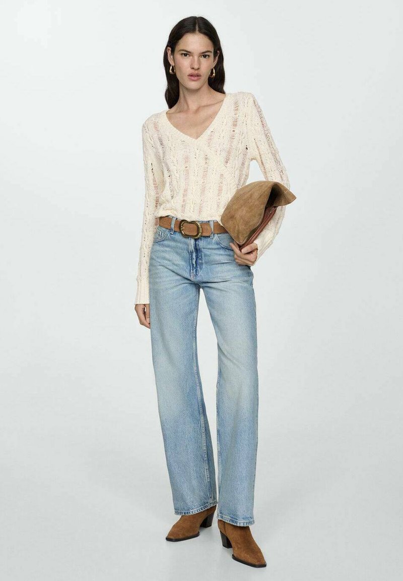 Mango NAVAL - Jumper - ecru/off-white - Zalando