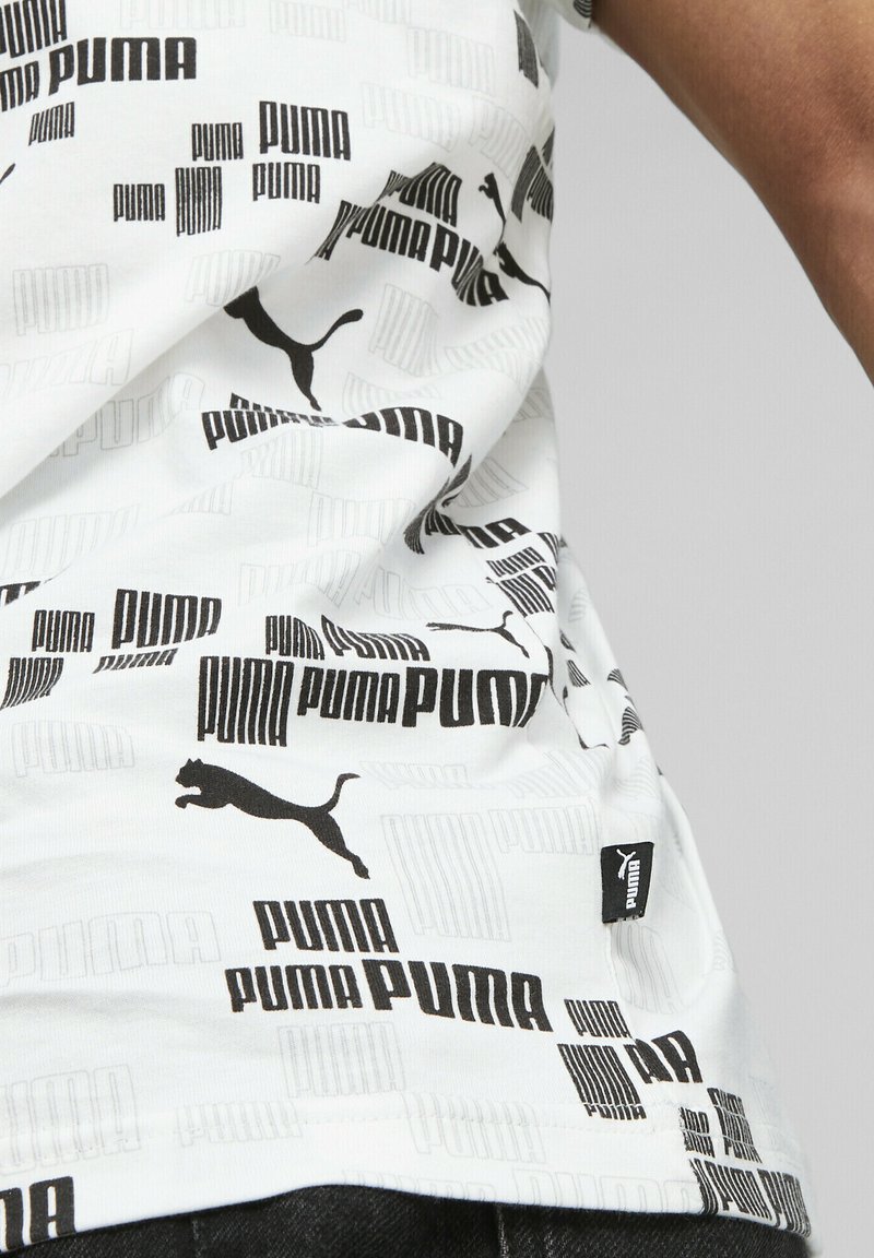 Puma ESS LOGO LAB - Print T-shirt - white - Zalando.ie