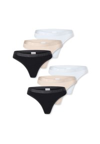 ELLE 6-PACK SUPER SOFT - String - assorted/noir - ZALANDO.FR