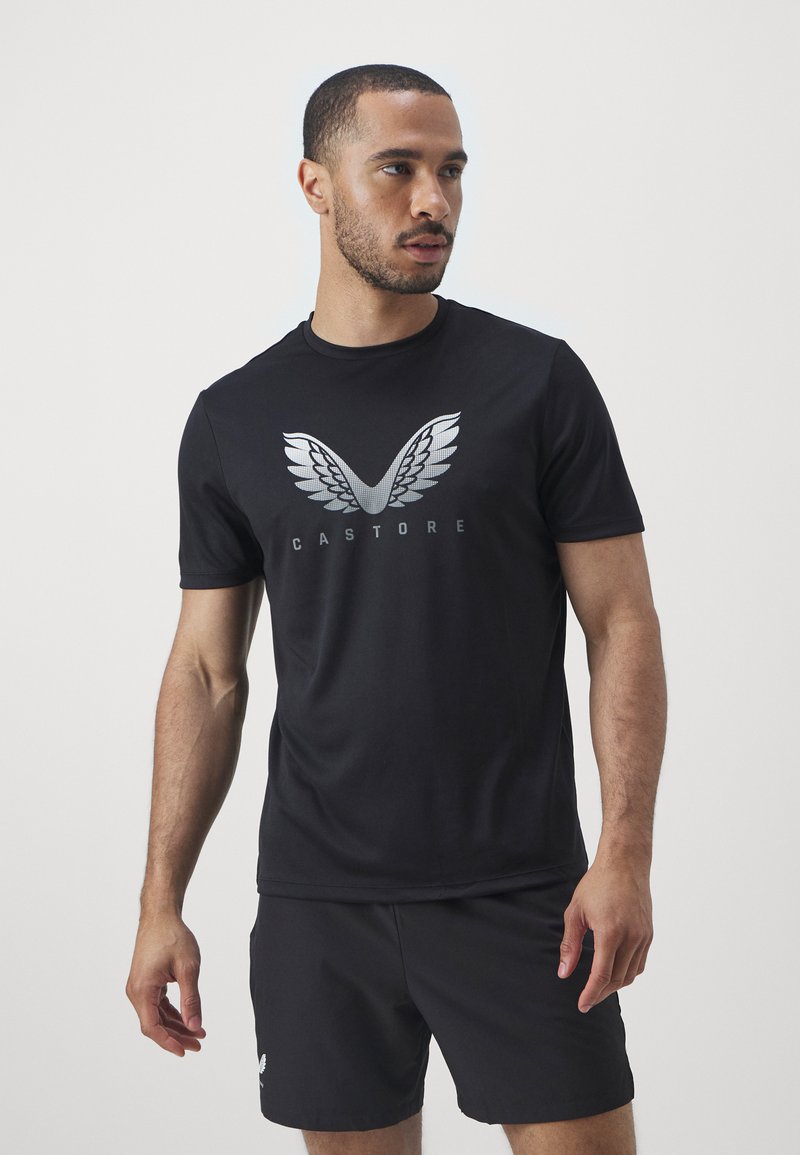 Castore GRAPHIC TEE - T-Shirt print - black/schwarz - Zalando.de