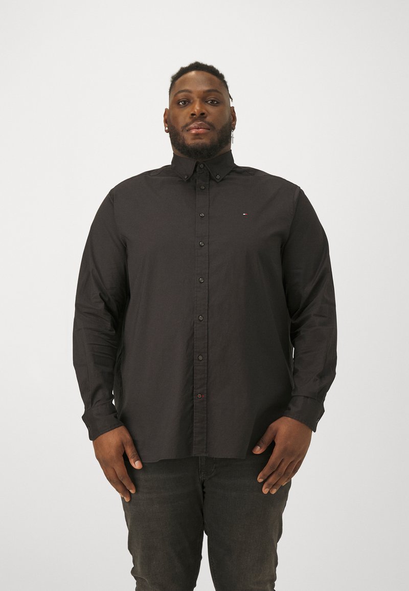 Tommy Hilfiger CORE FLEX POPLIN - Button down-skjorte - black/svart ...