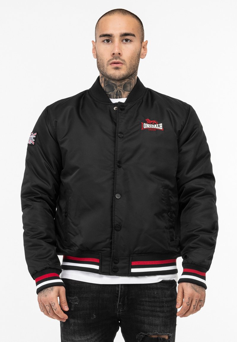 Lonsdale NORMALE PASSFORM ORKNEY - Kurtka Bomber/czarny - Zalando.pl