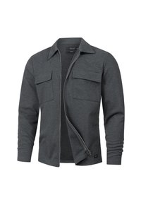 INDICODE JEANS LANGARM INNELLO ZIP - Tunn jacka - charcoal mix/antracit ...