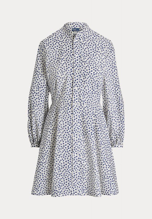 Polo Ralph Lauren DAGANI SHORT SLEEVE DAY DRESS - Vardagsklänning - mint floral/flerfärgad ...