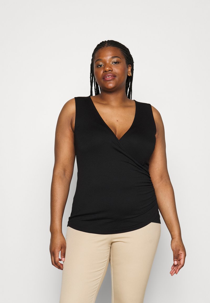 Anna Field Curvy Linne - black/svart - Zalando.se