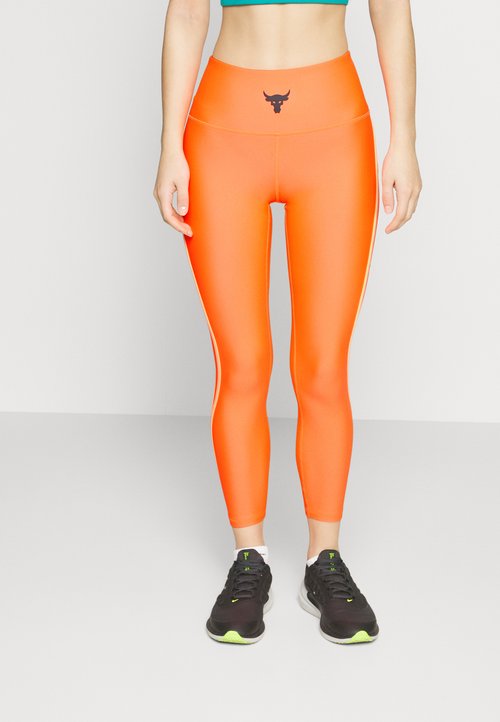 Under Armour PROJECT ROCK MERIDIAN - Leggings - coastal teal/black/bleu ...