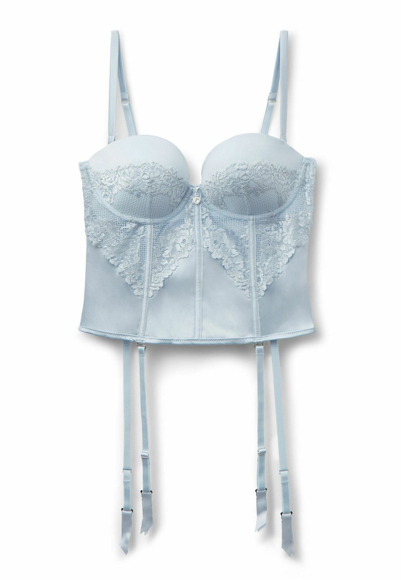 Intimissimi ANNA SILKY FLOWERS - Corset - blue - Zalando