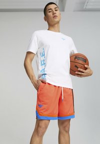 Puma MELO RARE BASKETBALL - T-Shirt print - white/weiß - Zalando.ch