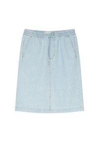Marc O'Polo A-lijn rok - fluent light blue rigid wash/blauw - Zalando.nl