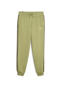 Puma MINIMAL GOLD - Tracksuit bottoms - calming green/green - Zalando