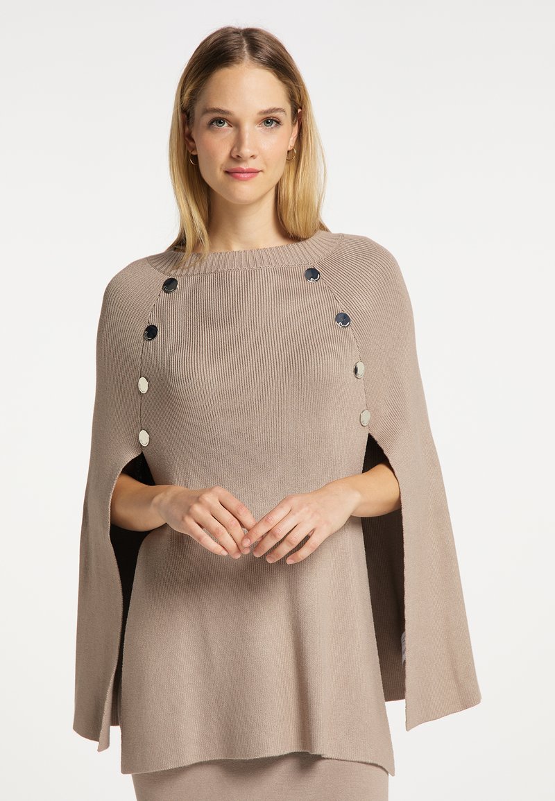 DreiMaster DREIMASTER BARADELLO - Cape - taupe - Zalando.at