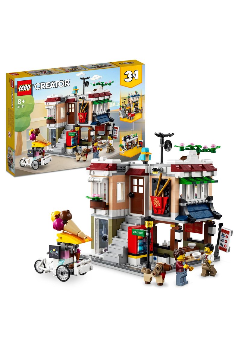 LEGO 31131 CREATOR 3IN1 DOWNTOWN NOODLE SHOP CONSTRUCTION TOYS BUILDING ...
