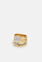 KARL LAGERFELD HOTEL DOUBLE RING - Ring - gold/goudkleurig - Zalando.nl