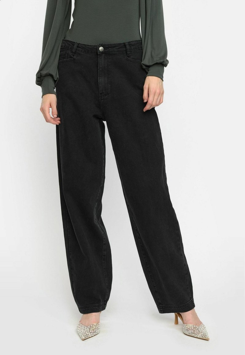 Soft Rebels Jeansy Straight Leg/szary denim - Zalando.pl