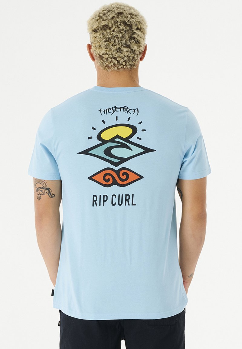 Rip Curl SEARCH ESSENTIAL - T-Shirt print - blue/blau - Zalando.de