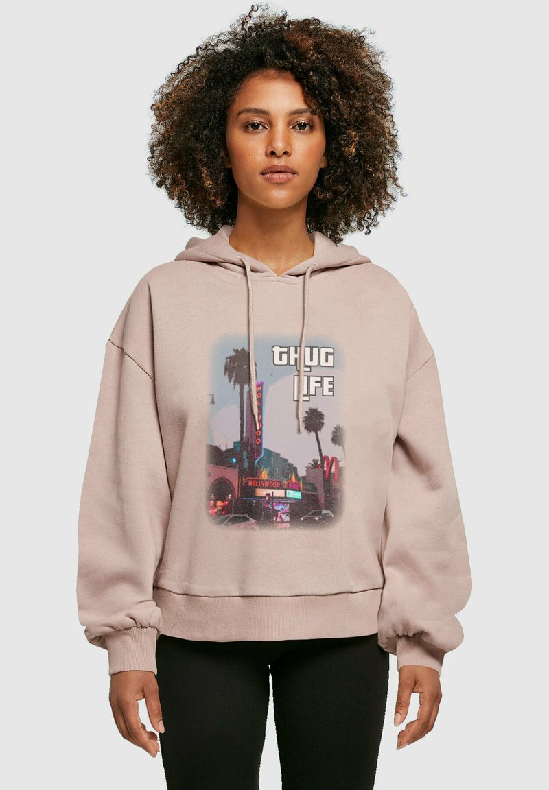 Merchcode GRAND THUG LIFE - Hoodie - duskrose/pink - Zalando.de