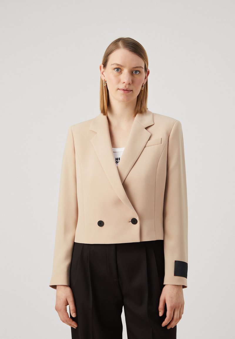 HUGO ADELANA - Blazer - open beige/beige - Zalando.co.uk