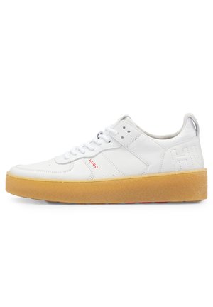 PS POELMAN MIKE - Sneakers laag - white with orange combination/wit ...
