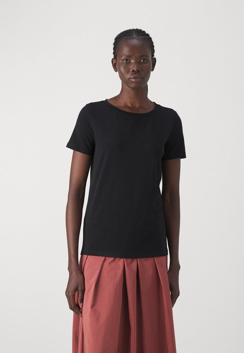 adidas Originals ESSENTIALS REGULAR TEE - T-Shirt basic - black/schwarz ...