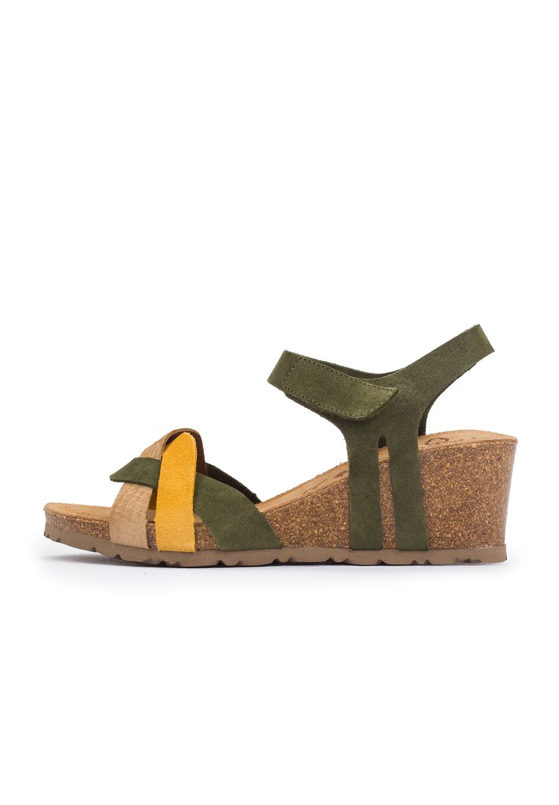 Yokono Sandales à plateforme - vert - ZALANDO.FR