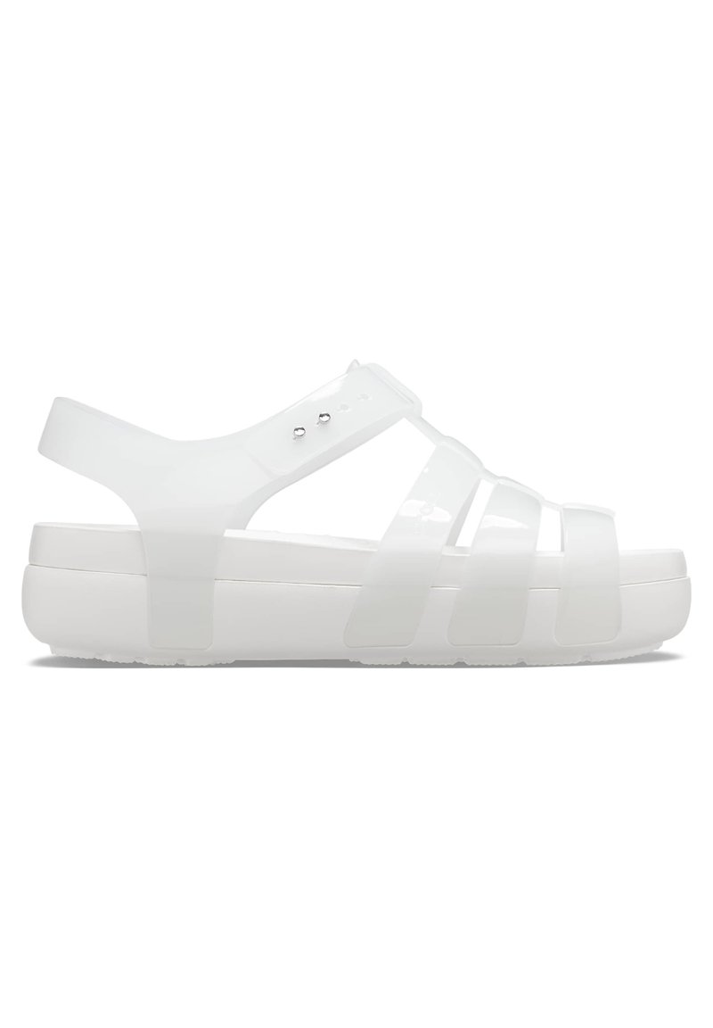 Crocs SPLASH GLOSSY FISHERMAN - Sandales de randonnée - white/écru ...