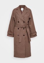 Object OBJKEILY L/S NOOS - Classic coat - fossil melange/beige - Zalando.ie