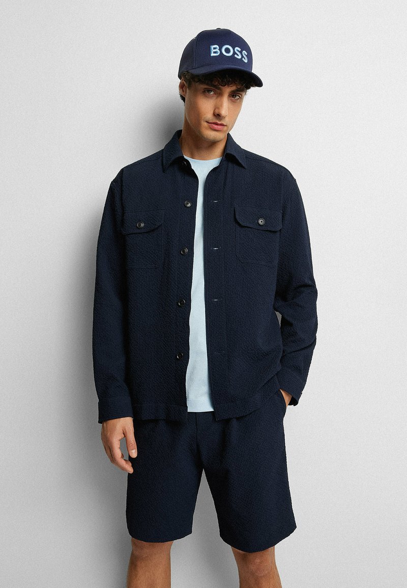 BOSS SEVILE ICONIC - Cap - dark blue five/dark blue - Zalando.de