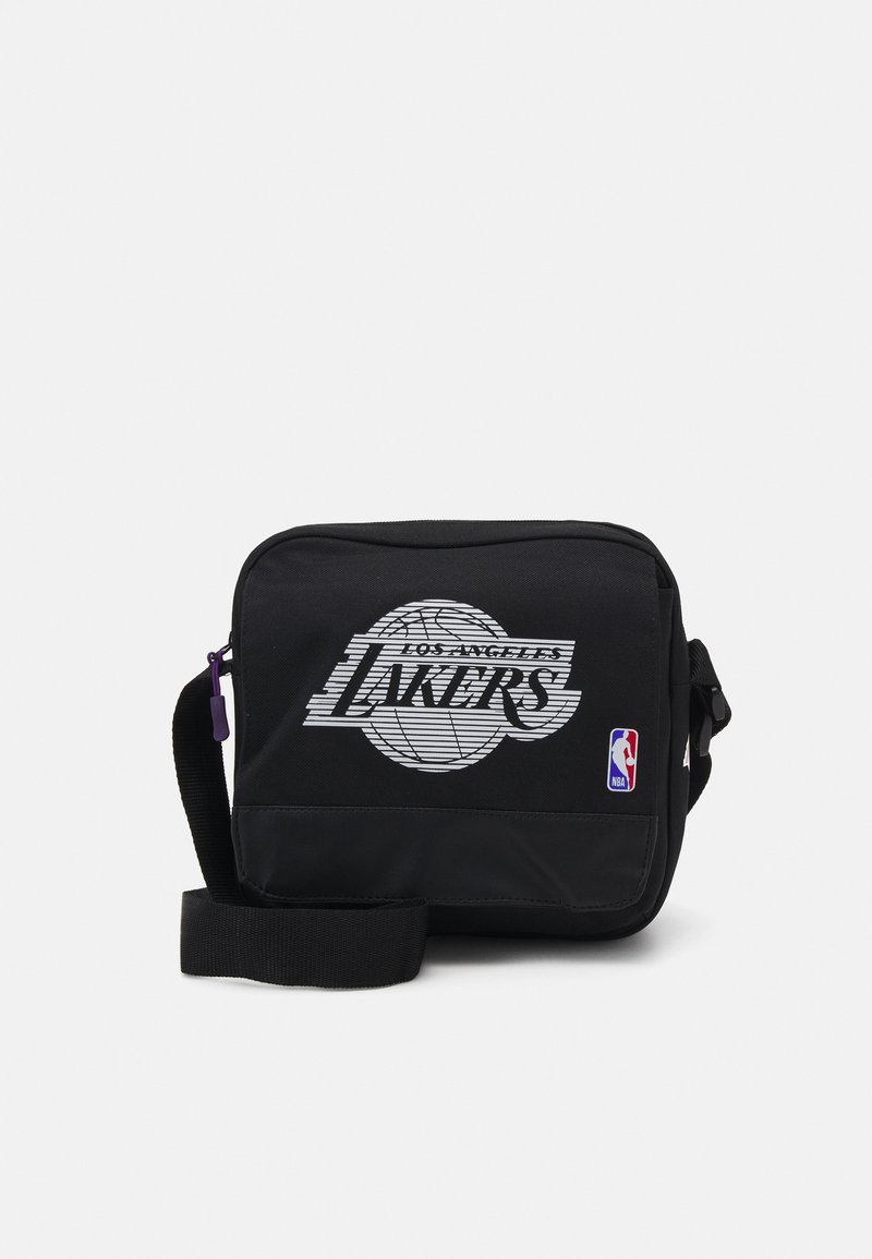 NBA LOS ANGELES LAKERS MESSENGER BAG - Club wear - black - Zalando.ie