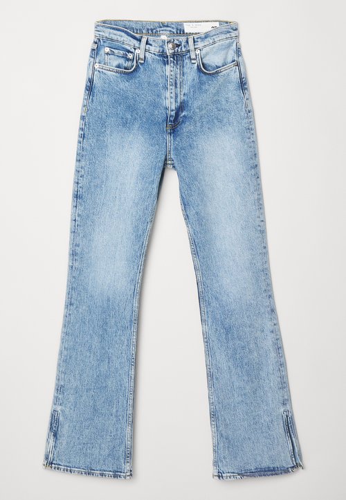 rag & bone SOFIE HIGH - Leveälahkeiset - jen/tummansininen - Zalando.fi