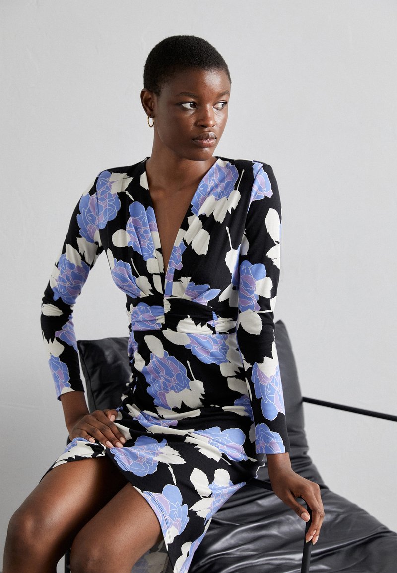 Diane von Furstenberg MAGENA DRESS - Jersey dress - sky blue/blue - Zalando.ie