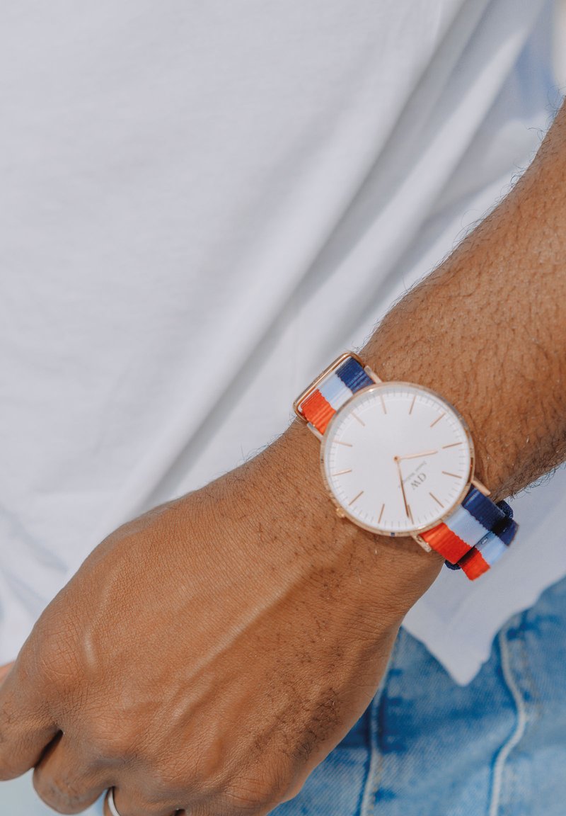 Daniel Wellington CLASSIC CAMBRIDGE 40MM - Uhr - eggshell white ...