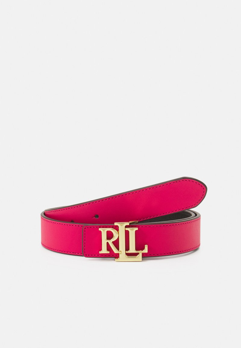 Lauren Ralph Lauren BELT MEDIUM - Belte - sport pink/black/rosa - Zalando.no