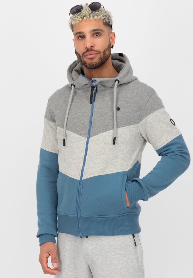 alife & kickin SIMON A HOODED - Sweatjacke - elemental blue/blau ...