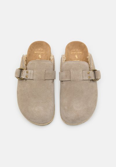 Polo Ralph Lauren TURBACH SLIDE - Clogs - taupe - Zalando.co.uk