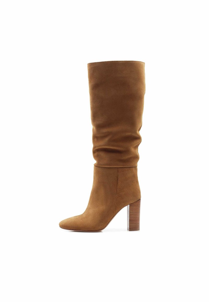 Jules & Jenn DRAPE - High heeled boots - cognac - Zalando