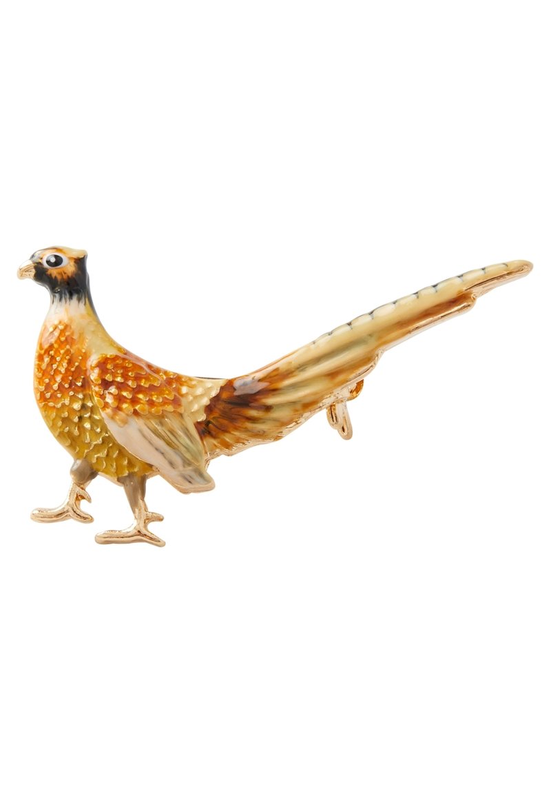 FABLE ENGLAND PHEASANT - Brooch - gold coloured/gold-coloured - Zalando.de