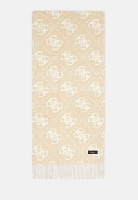 Guess SCARF - Scarf - LATTE LOGO/off-white - Zalando.co.uk