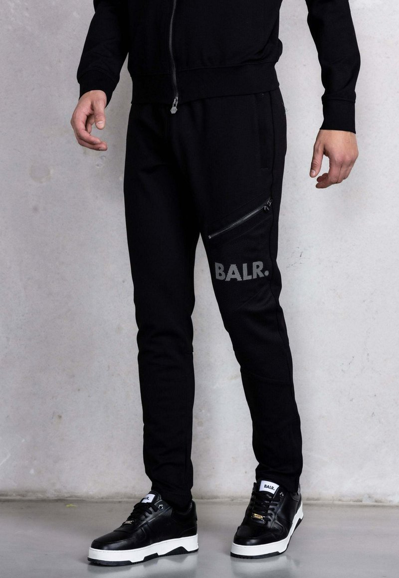BALR. LOUIS SLIM - Trainingsbroek - jet black/zwart - Zalando.nl