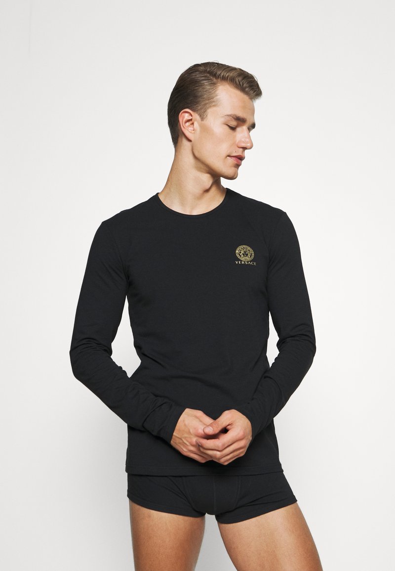 Versace GIROCOLLO INTIMO UOMO - Nachtwäsche Shirt - nero/schwarz ...