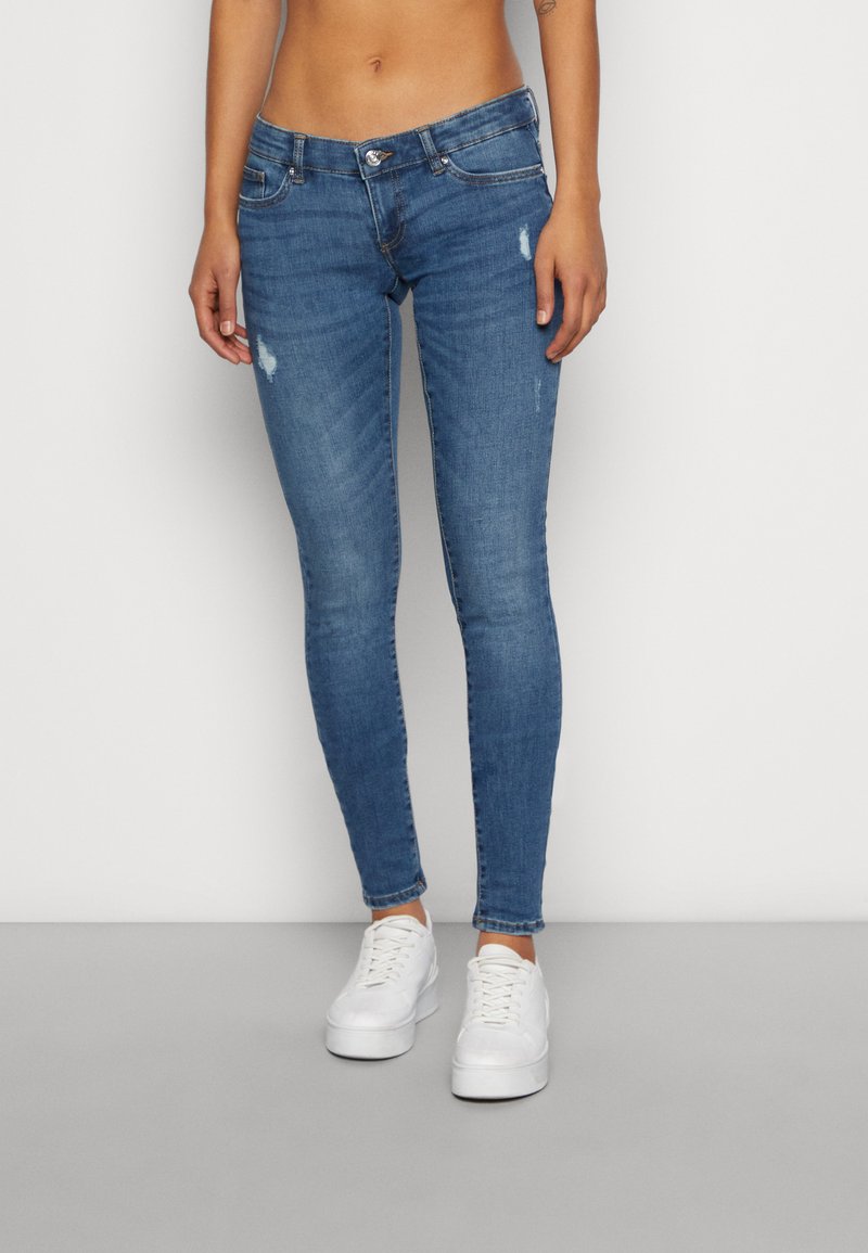 ONLY ONLCORAL LIFE - Jeans Skinny Fit - dark medium blue denim/blu ...