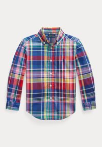 Polo Ralph Lauren PLAID COTTON POPLIN SHIRT - Overhemd - red/royal ...