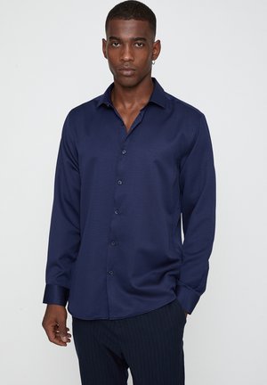 Dstrezzed FINE SLUB - Hemd - dk navy/dunkelblau - Zalando.de