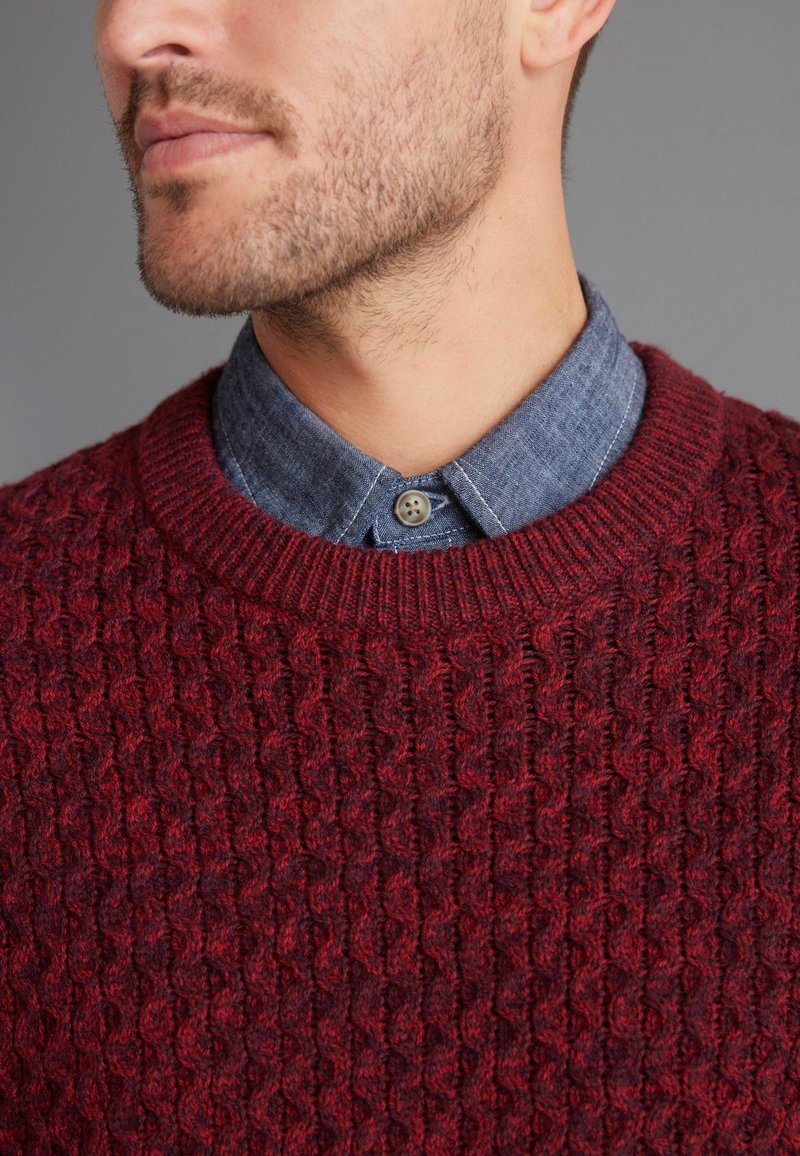 Next HELIX CREW NECK - Jersey de punto - red/rojo - Zalando.es