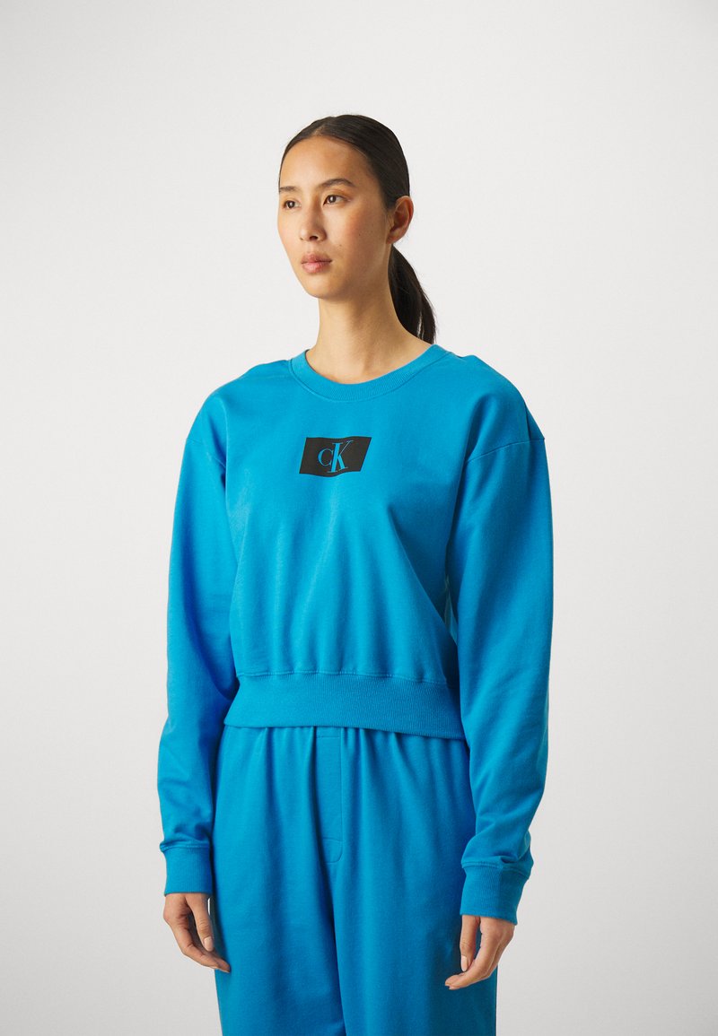 Calvin Klein Underwear Nachtwäsche Shirt - brilliant blue/blau - Zalando.at